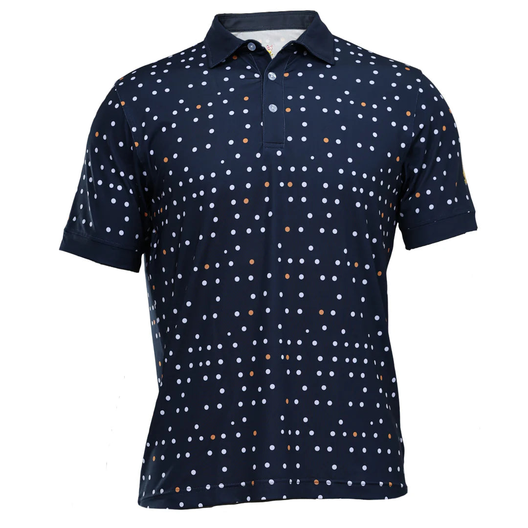 Rolo-Golf Men’s Polo Shirt - Polka Polka – Athlete's Haven