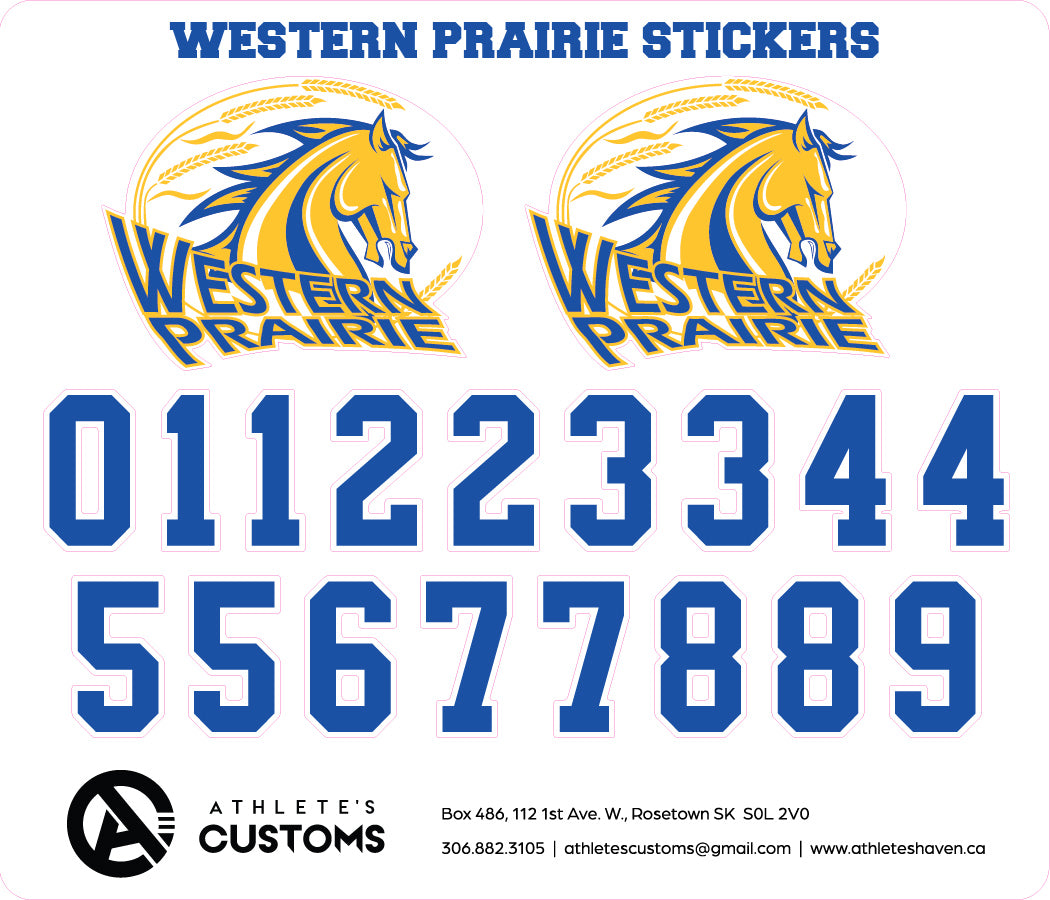 Western Prairie Hockey Helmet Stickers – Athlete's Haven